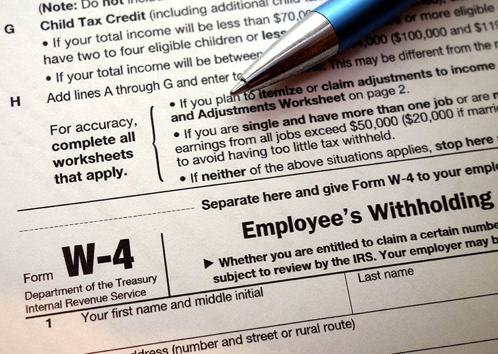 New W4 form | Molen & Associates | Tax & Accounting Services