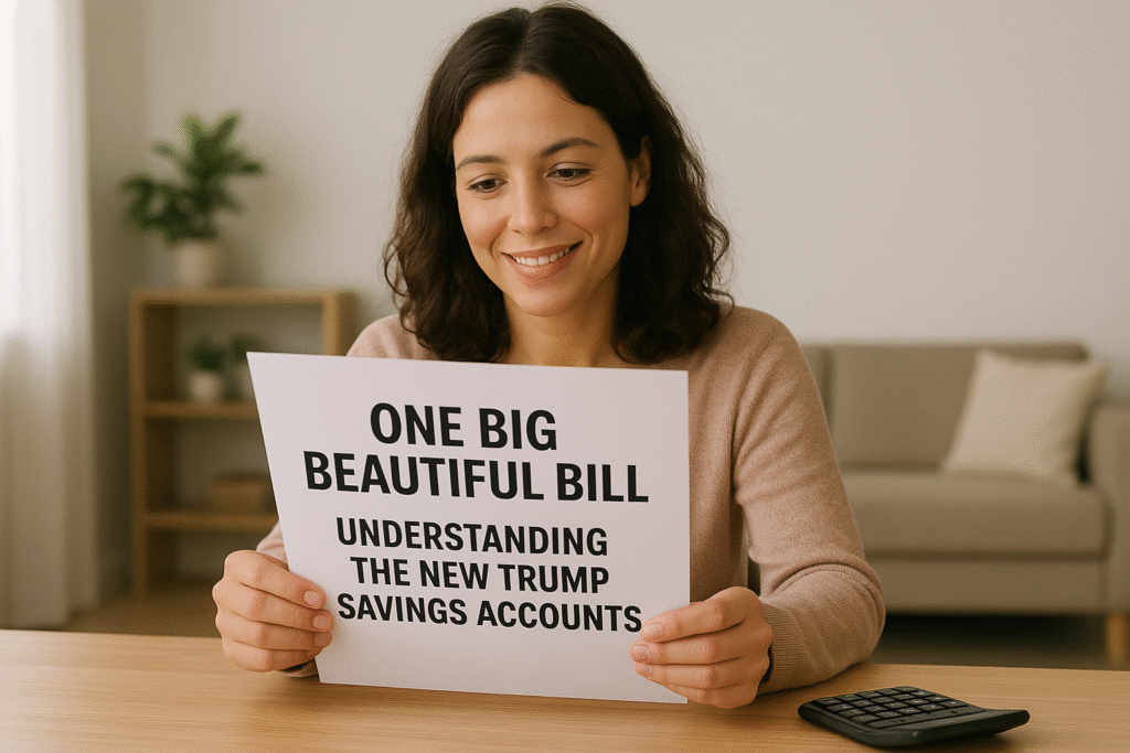 One Big Beautiful Bill: Understanding the New Trump Savings Accounts ...